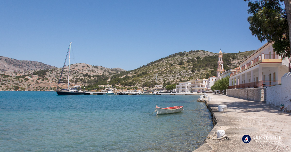 Panormitis on Symi Island | Monastery of Archangel Michael & Scenic Harbor